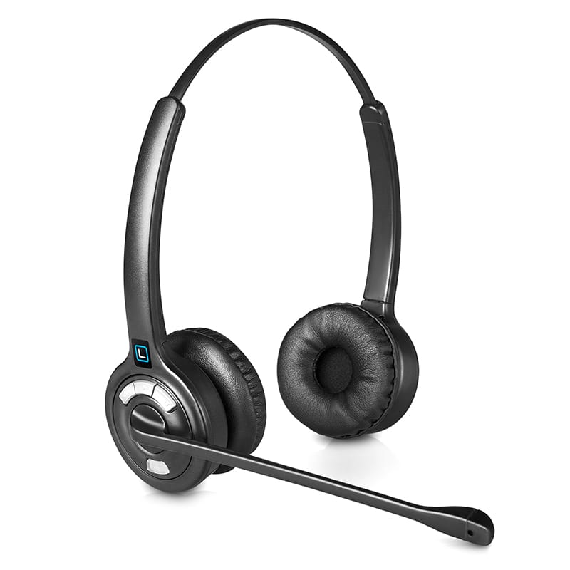 Leitner LH275 Dual-Ear Wireless Headset - No Base | Headsets.com
